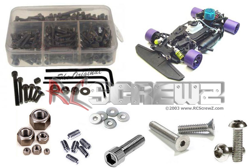 crc001 - CRC Maddog Stainless Steel Screw Kit | RCScrewZ & Hobbies
