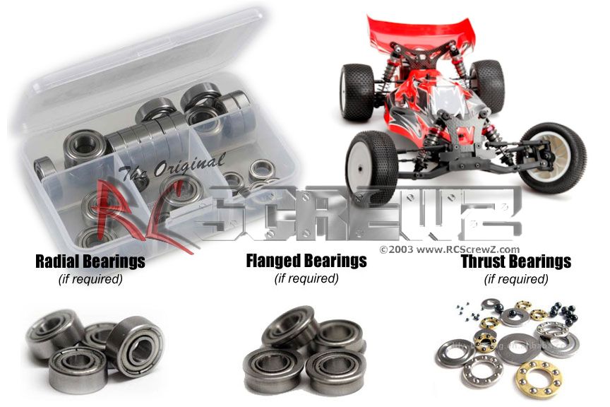 int004b - Intech ER12 2wd 1/10th Metal Shielded Bearings | RCScrewZ ...