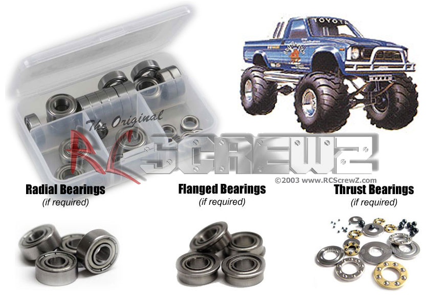 tam012b - Tamiya Bruiser (58048) Metal Shielded Bearings | RCScrewZ ...