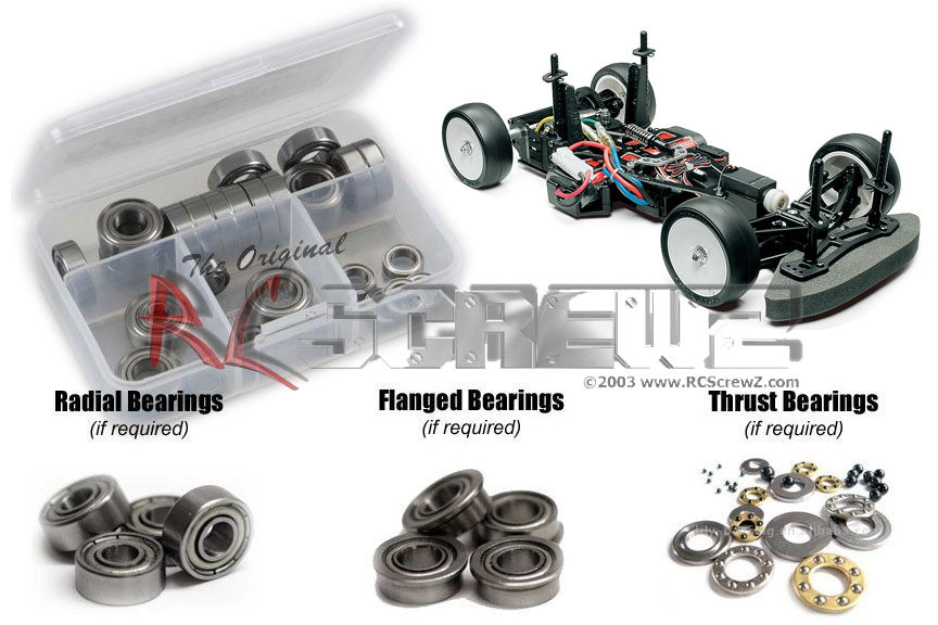 tam214b - Tamiya F103 GT (#58367) Metal Shielded Bearing Kit | RCScrewZ ...