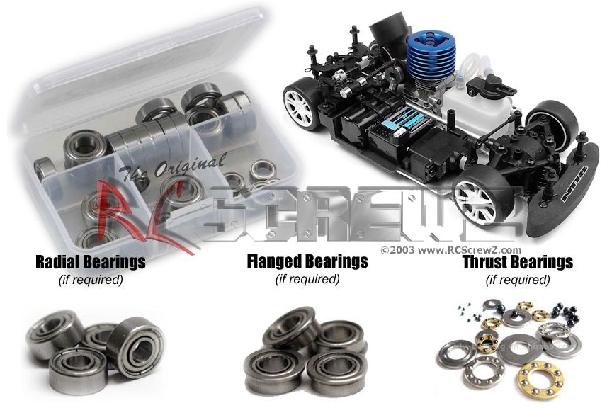 xra010b - Xray NT18 Nitro (#380200) Metal Shielded Bearing Kit ...
